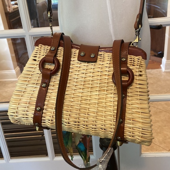 Patricia Nash | Bags | Patricia Nash Spring Wicker Marcianise ...